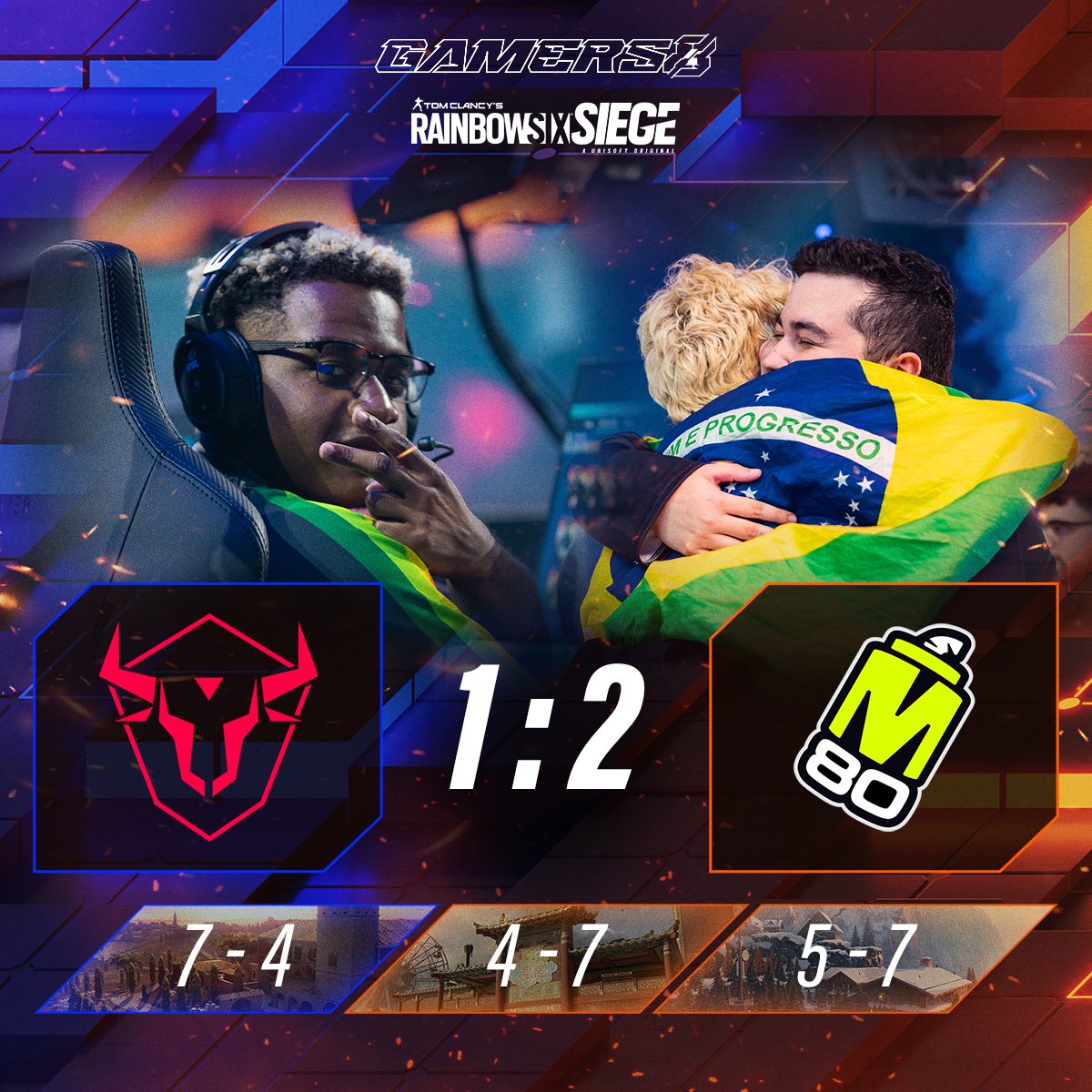 Gamers8 Esports on Twitter: "M80 EXPLODES INTO THE FINALS 🔥💣 @w7mesports [1-2] @M80gg Villa [7-4 ...