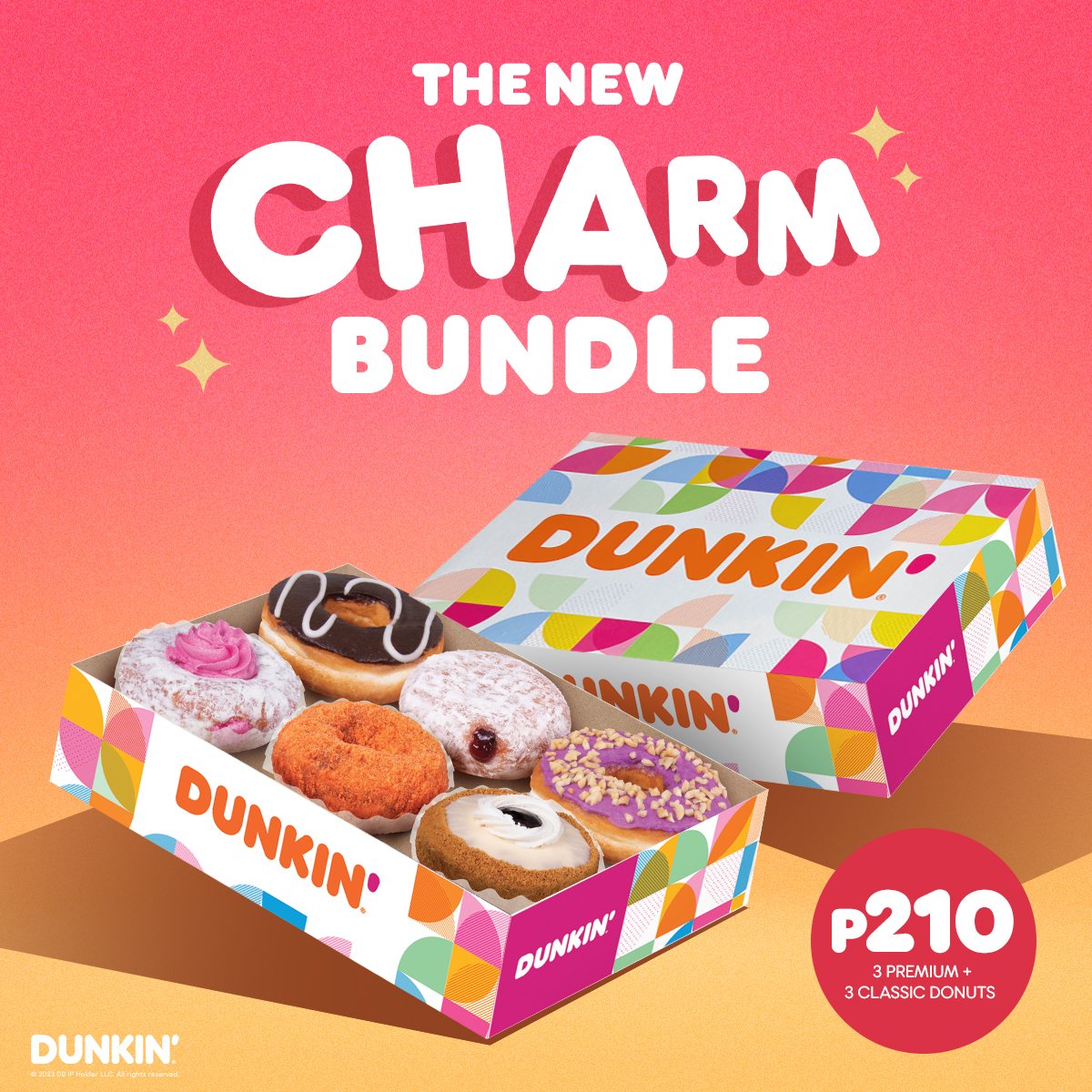 Dunkin' Philippines on Twitter: "Your NEW CHArm Bundle awaits at Dunkin’! Comes with 3 Classic ...