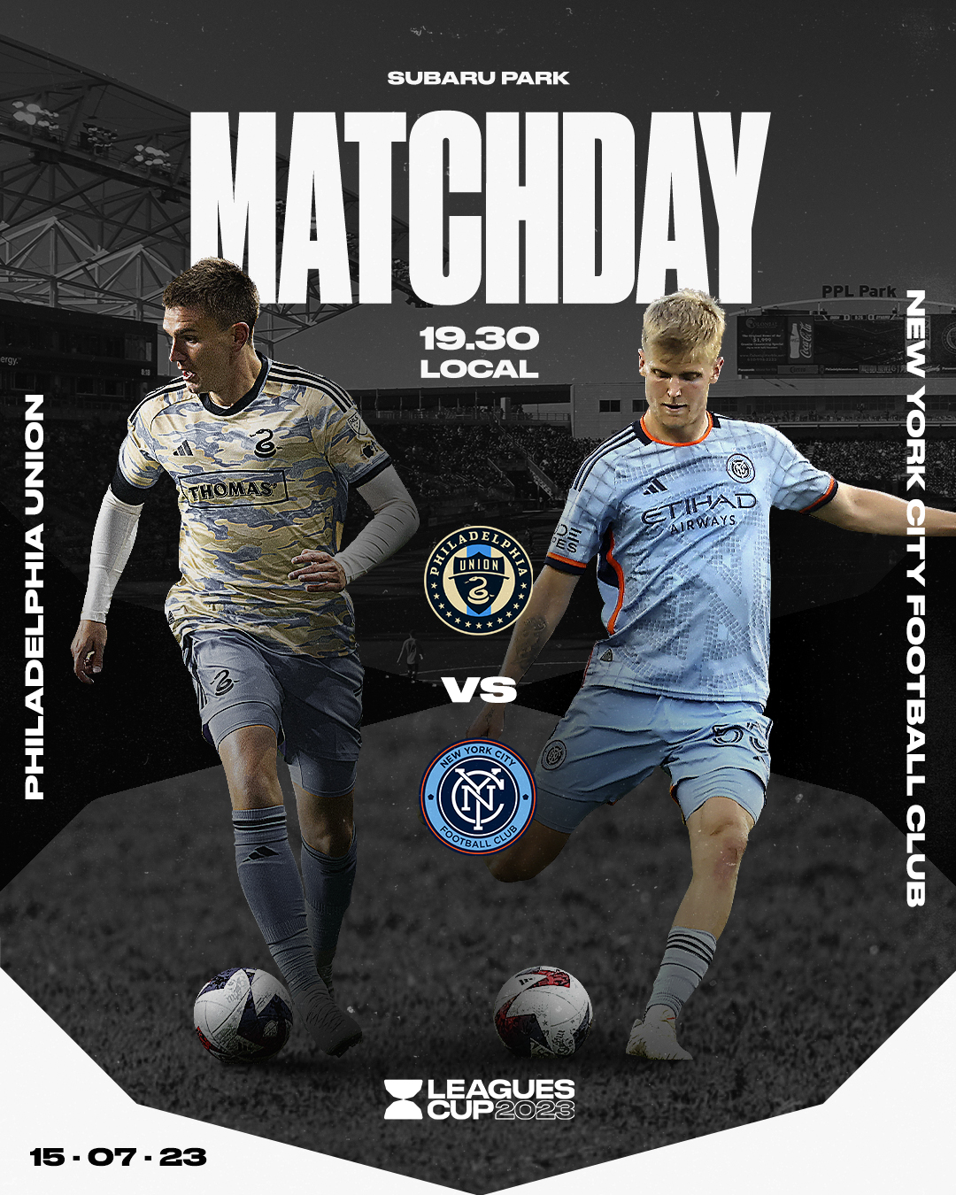 Philadelphia Union vs New York City FC / Twitter Philadelphia Union vs New York City FC / Twitter