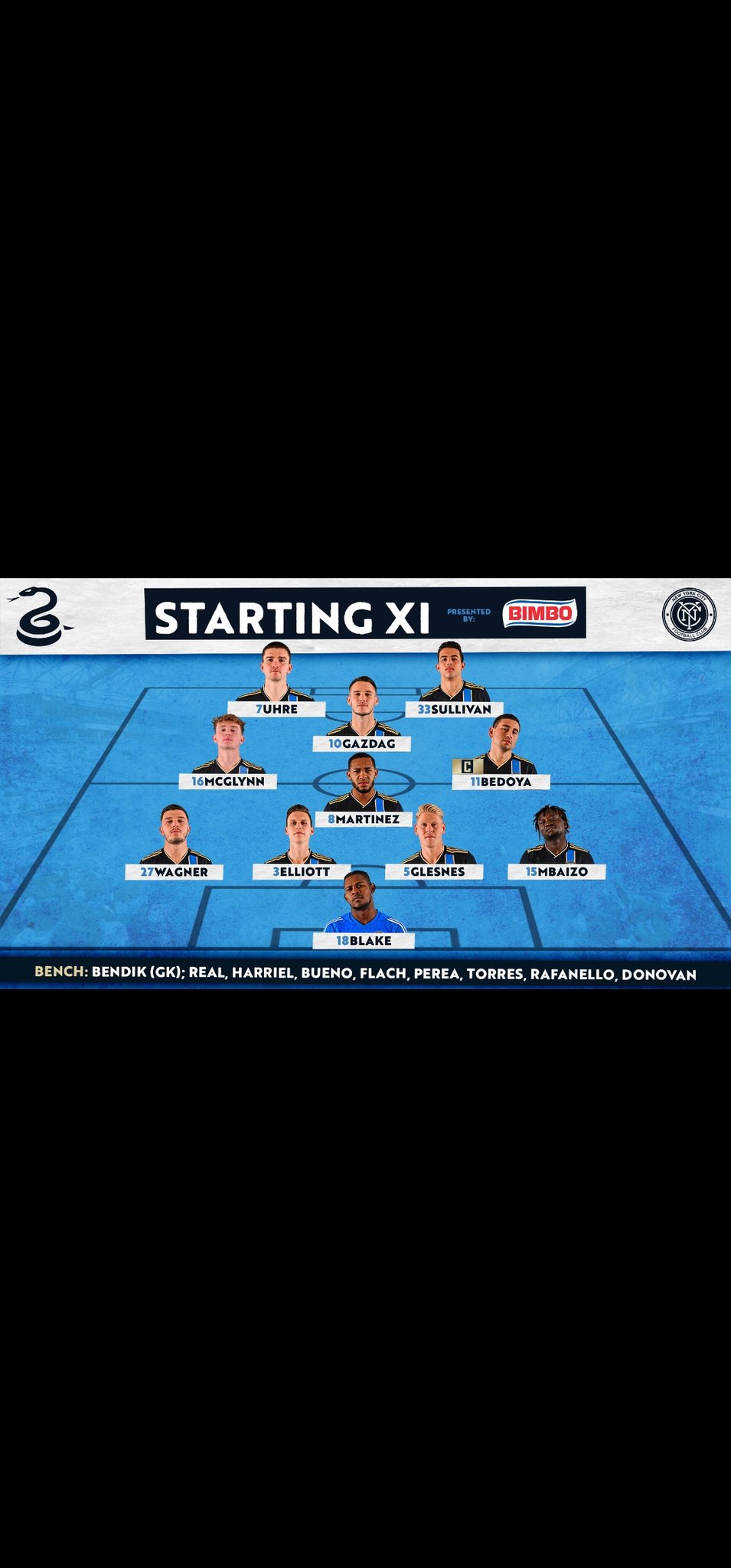 Philadelphia Union vs New York City FC / Twitter Philadelphia Union vs New York City FC / Twitter