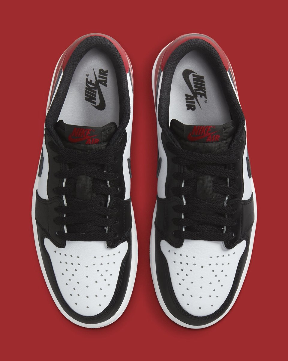 Complex Sneakers on Twitter: "“Black Toe” Air Jordan 1 Low 🗓️ August 4 💰 $140"