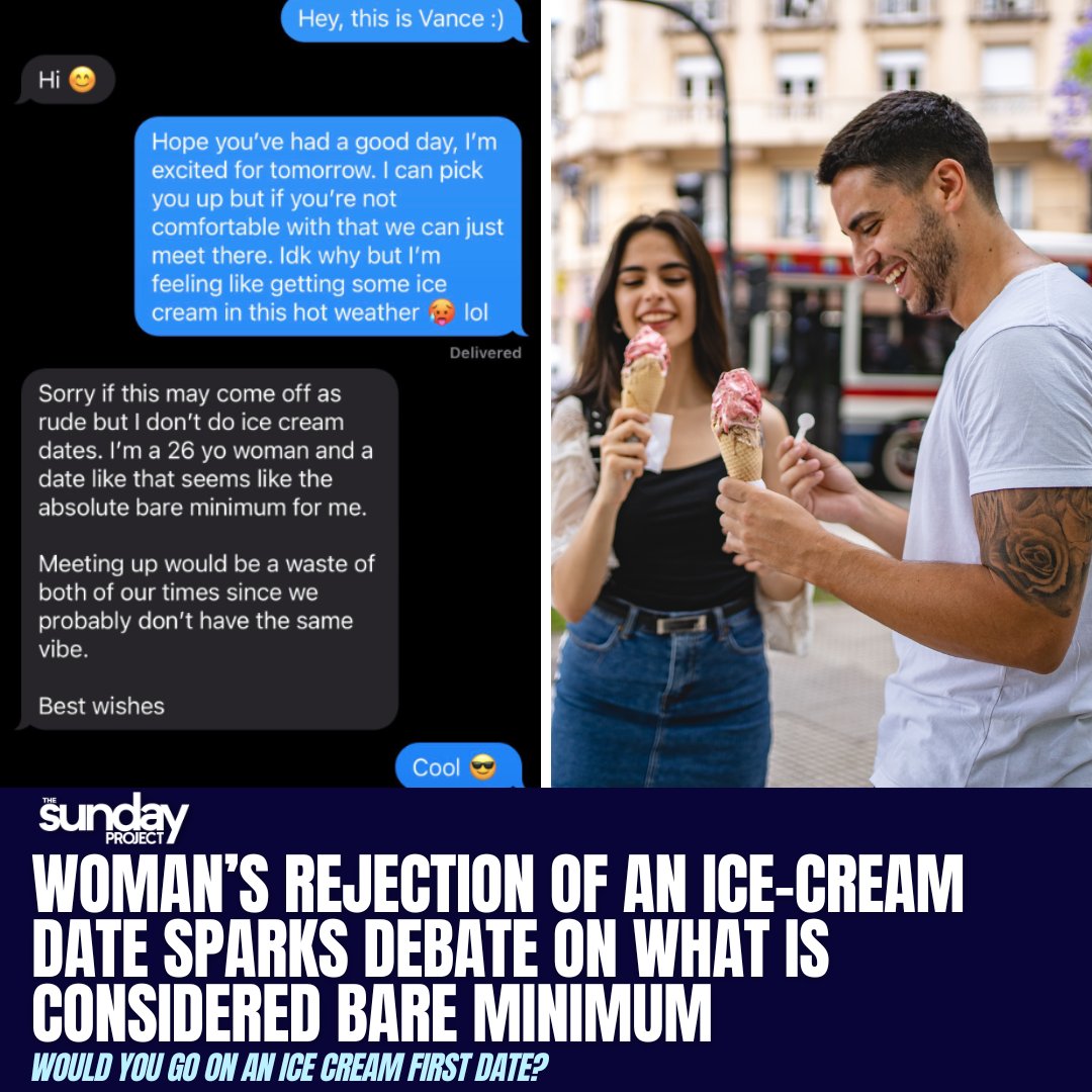 The Project on Twitter: "A shared screenshot between two daters has started an online debate as ...