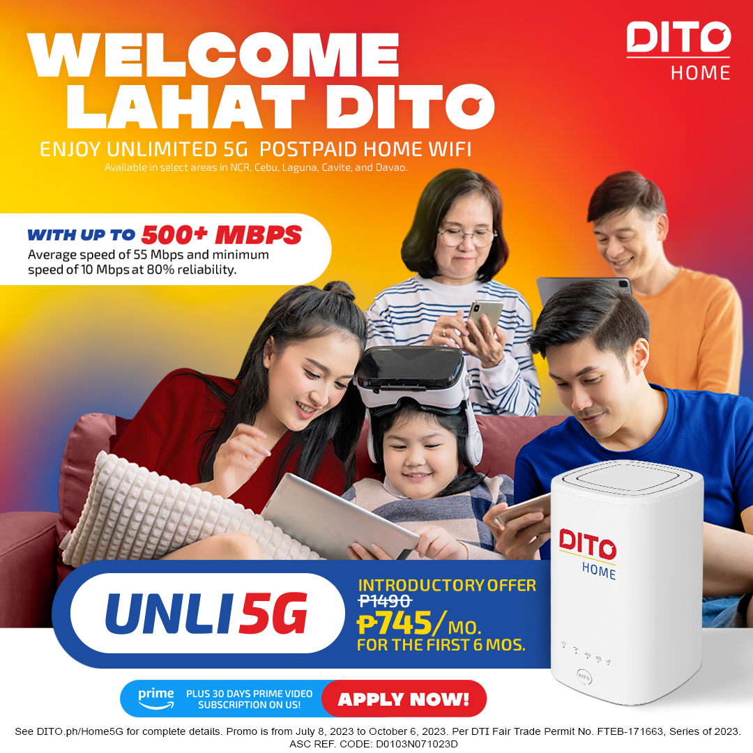 DITO Telecommunity on Twitter: "At our intro offer of only P745/month for the first 6 months ...