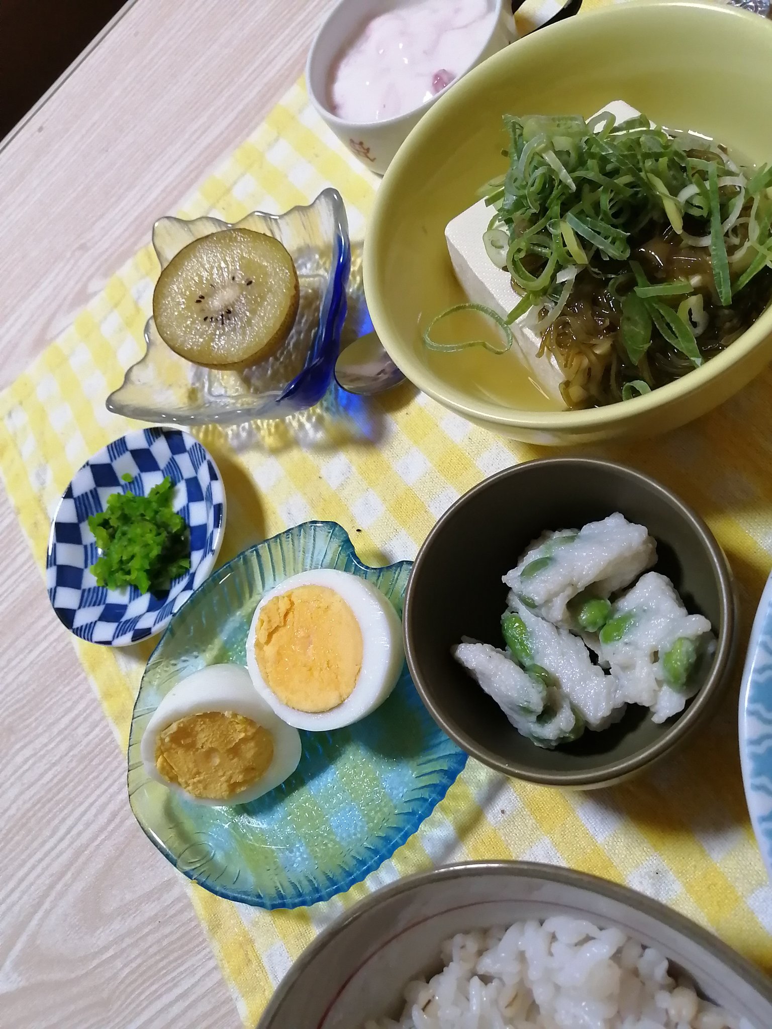 アル中おやぢ OKKUN on Twitter: "アル中なのに、 飲まないで用意して、 飲まないで美味しくいただき、 飲まないで後片付けまで出来た 【朝ごはん】 もち麦ごはん 海苔佃煮 アジ ...