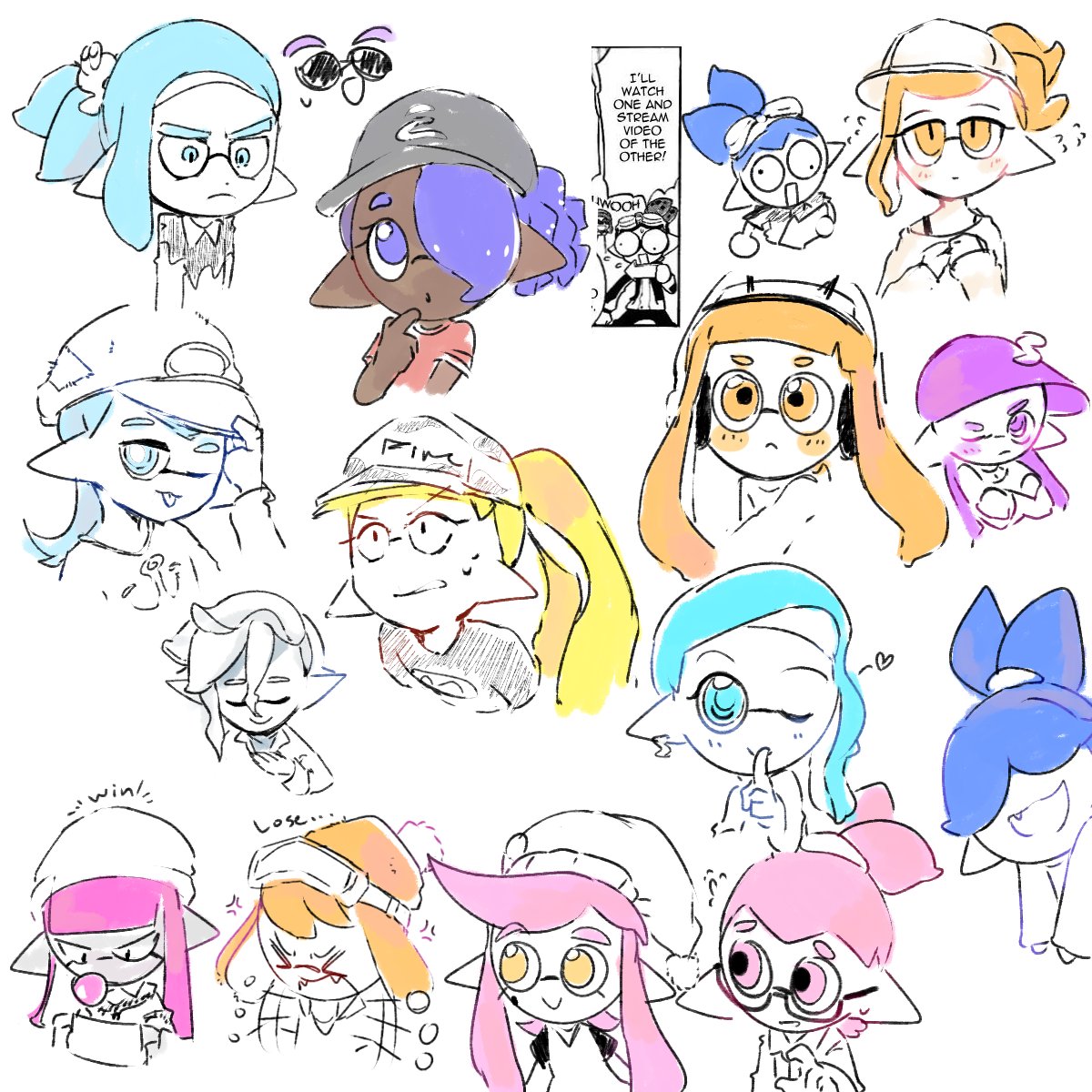 「forgot i made more little doodles!」MyArtsyWorldの漫画