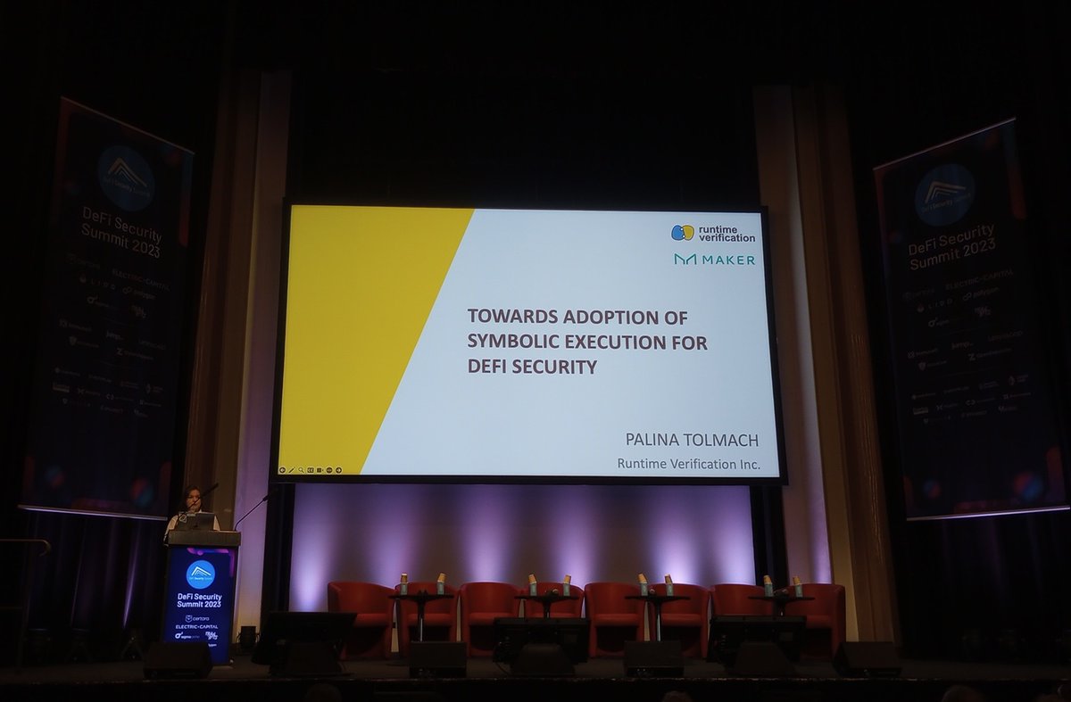 Runtime Vеrification on Twitter: "@palinatolmach Towards Adoption of Symbolic Execution for DeFi ...
