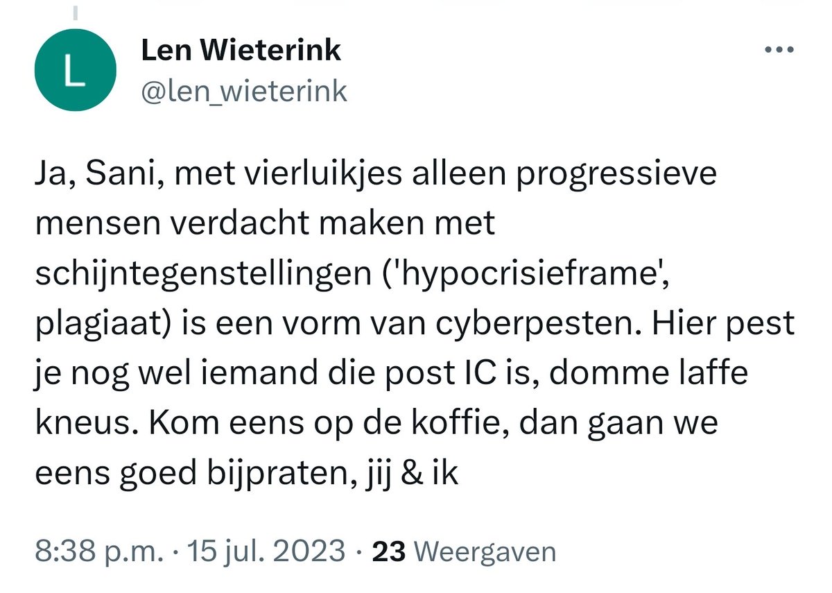 Sander Van D On Twitter Ik Twijfel Of Iemand Een Domme Laffe Kneus
