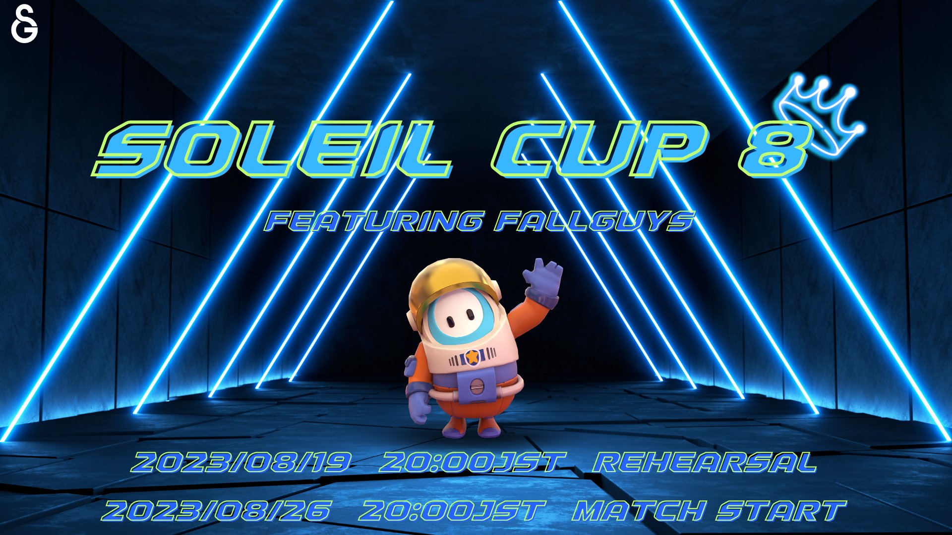 Soleil Gaming【公式】 on Twitter: "【カスタム大会予告】 次回のソレイユカップは... ／ 👑SOLEIL CUP 8👑 Featuring. FALL GUYS ...
