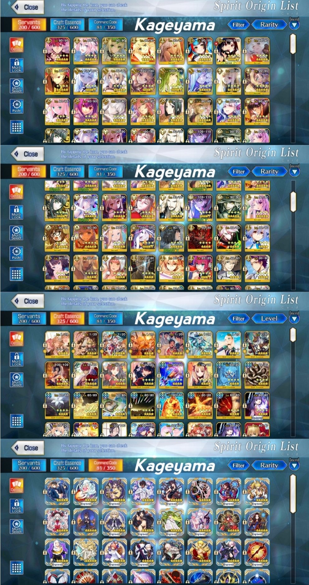 FGO FESS on Twitter: "*FGONA *WTS Numpang lapak sebentar gapapa kali ya, hehe [WTS] FGO NA >SSR ...