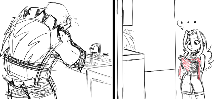 Uma Alcala on Twitter: "#ClioArcadia #rottmnt While Raph washes his face... https://t.co ...