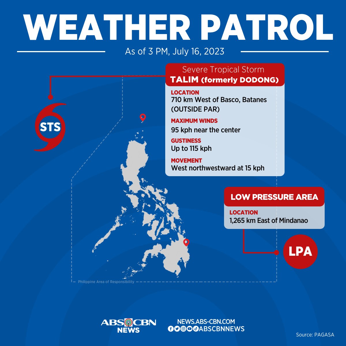 Ariel Rojas on Twitter: "Isang LPA ang nabuo sa silangan ng Mindanao, ayon sa @dost_pagasa ...