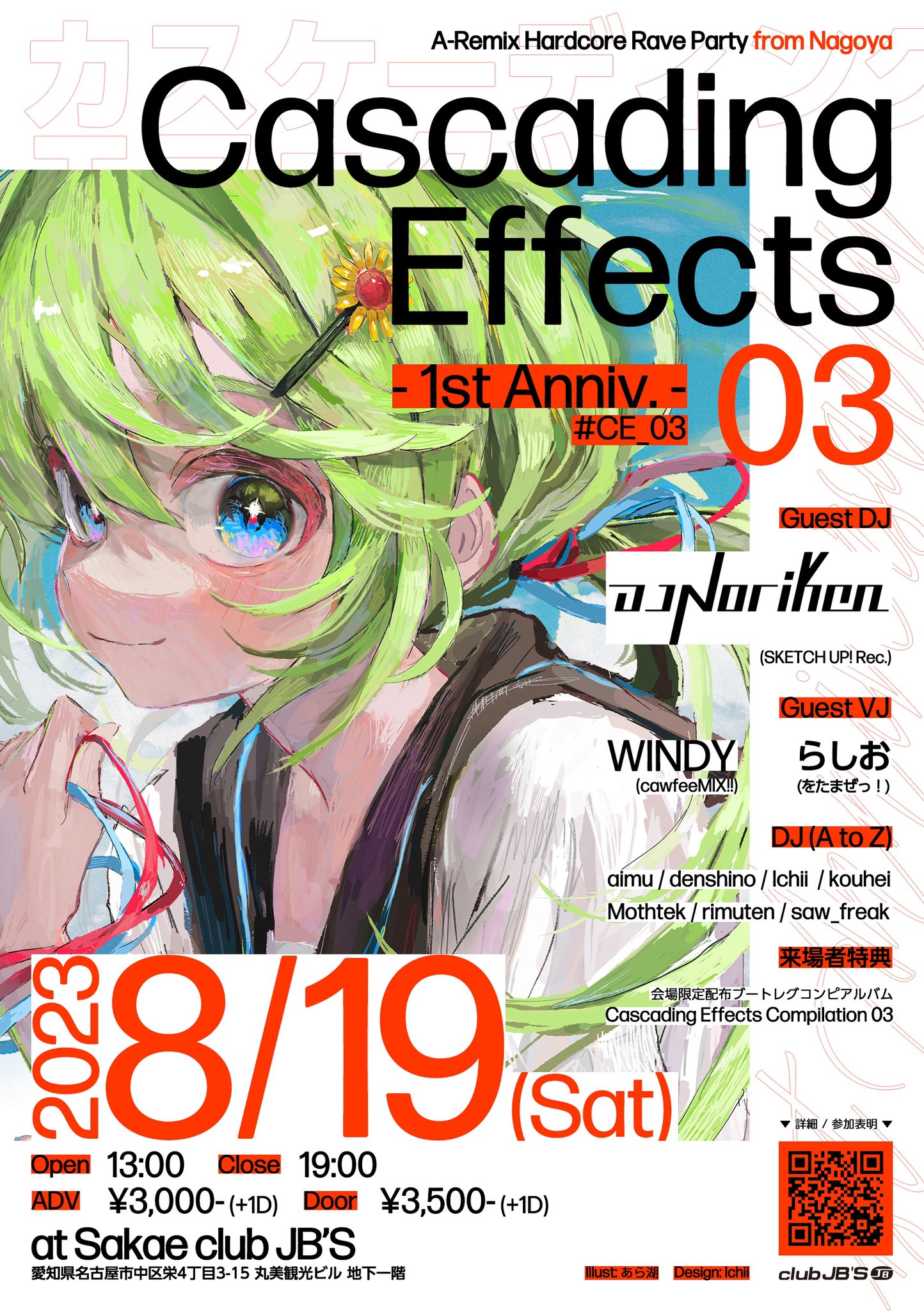 Cascading Effects on Twitter: "【⚠️情報解禁！⚠️】 A-Remix Hardcore Rave Party 📣Cascading Effects 03📣(# ...