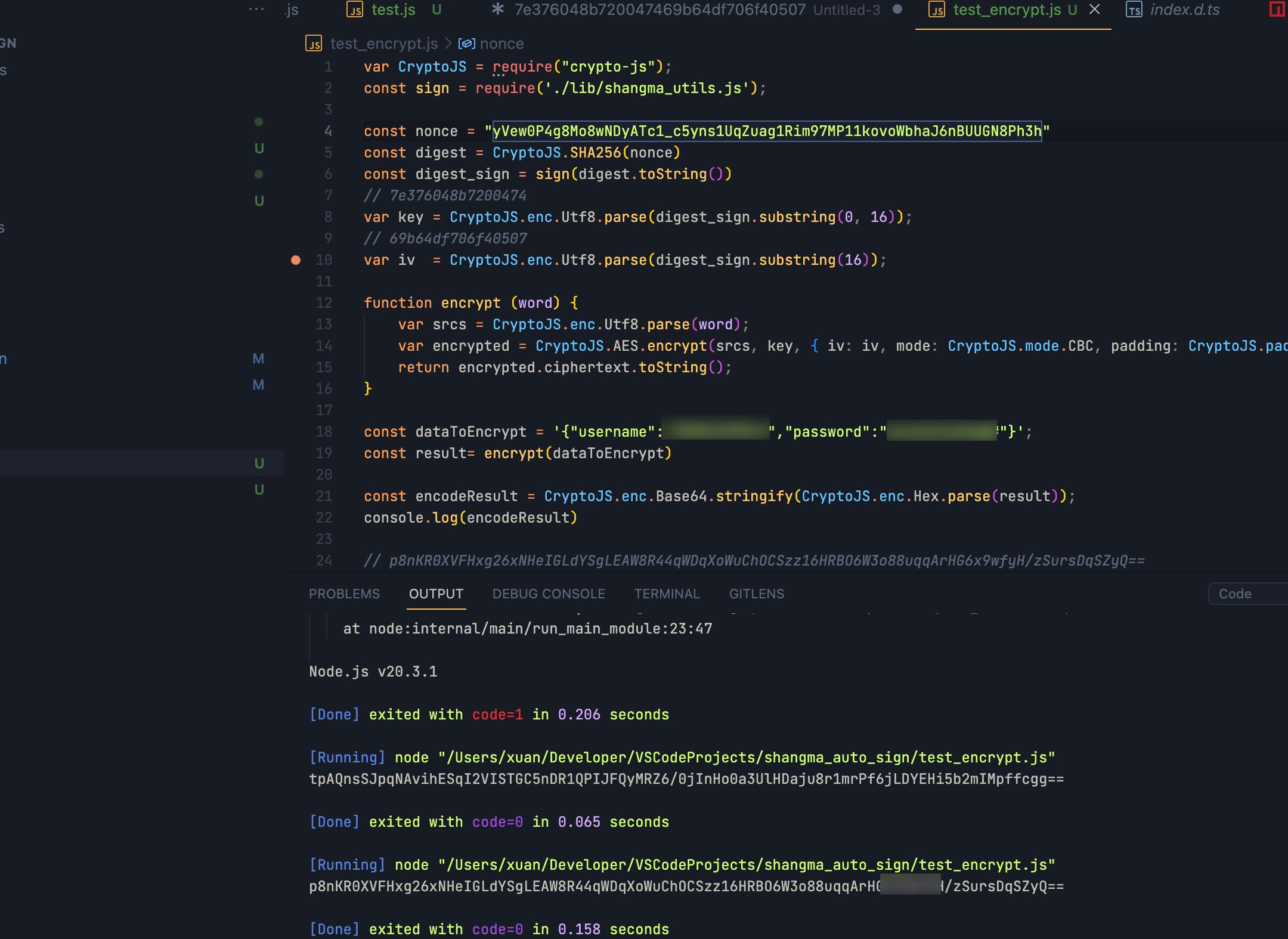 Hank_Zhao on Twitter: "研究了一下上马官网登录接口的AES加密过程，总结一下： 0. Login时JS拦截Form表单提交，将username和password转换为 ...