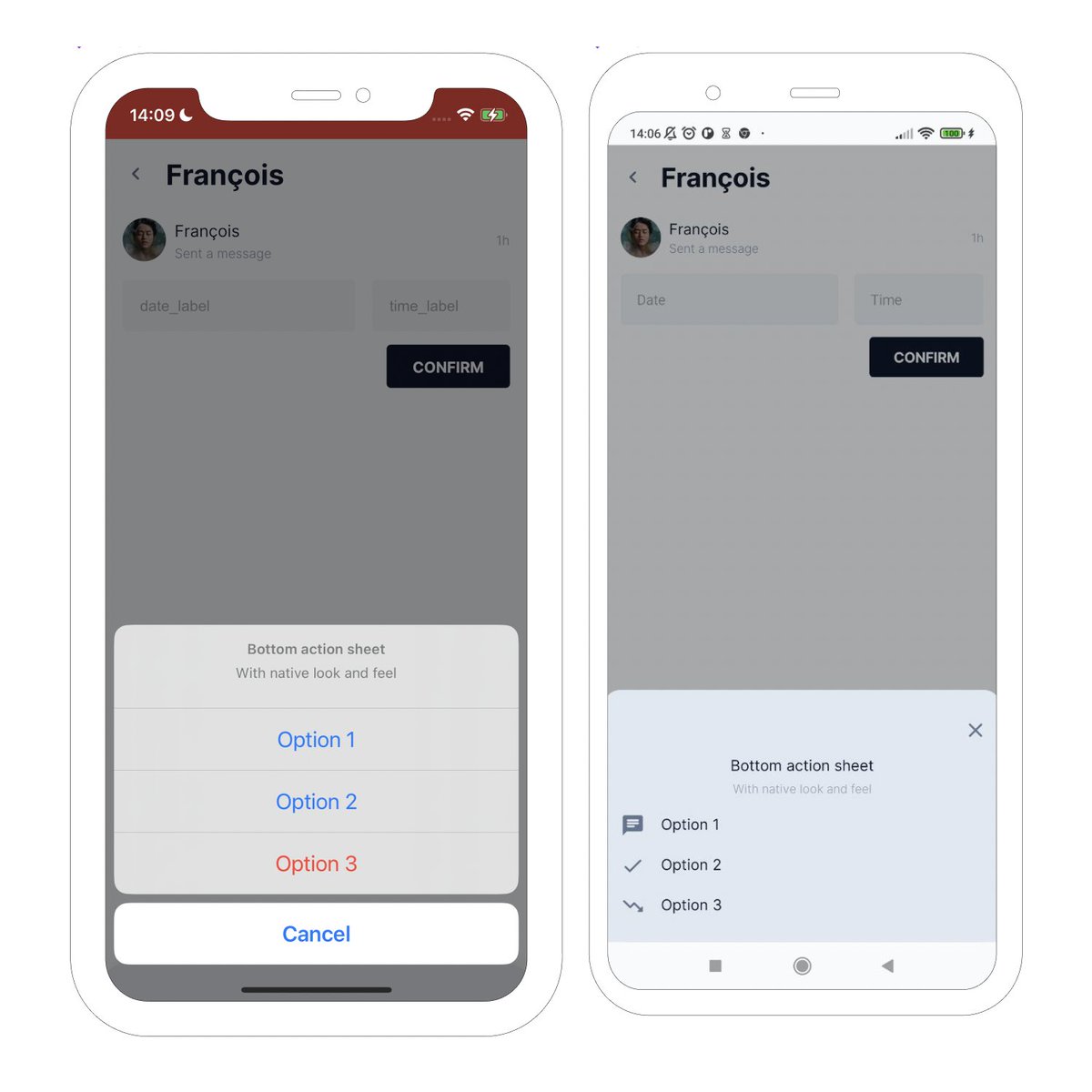 Louis Duboscq on Twitter: "Compose multiplatform action sheets with native look and feel for ...