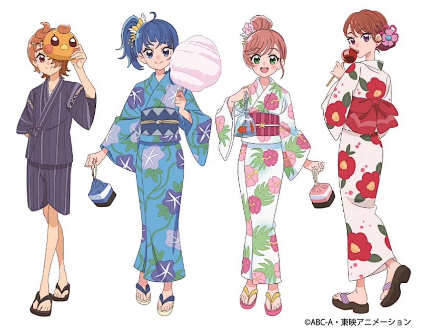 Eriol Irzahn on Twitter: "Precure All Stars Performances with kimonos from the last 4 seasons ...