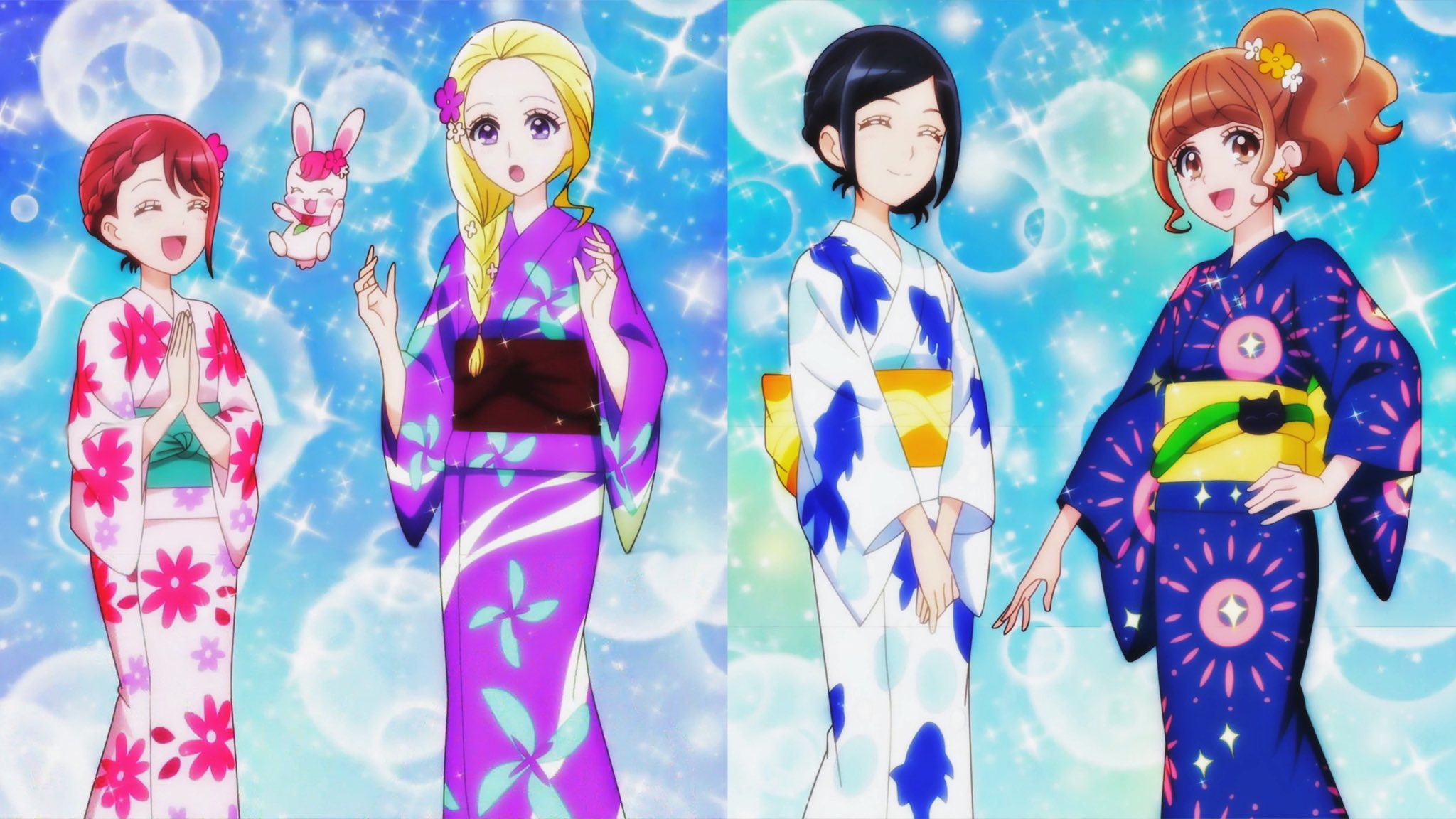 Eriol Irzahn on Twitter: "Precure All Stars Performances with kimonos from the last 4 seasons ...