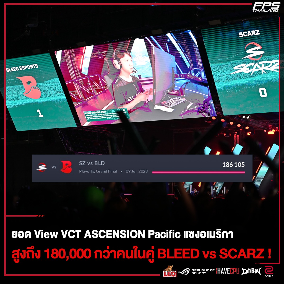 FPSThailand on Twitter: "ไม่น่าเชื่อว่า VCT ASCENSION Pacific บ้านเราจะมียอดรับชมสูงสุดอยู่ที่ ...
