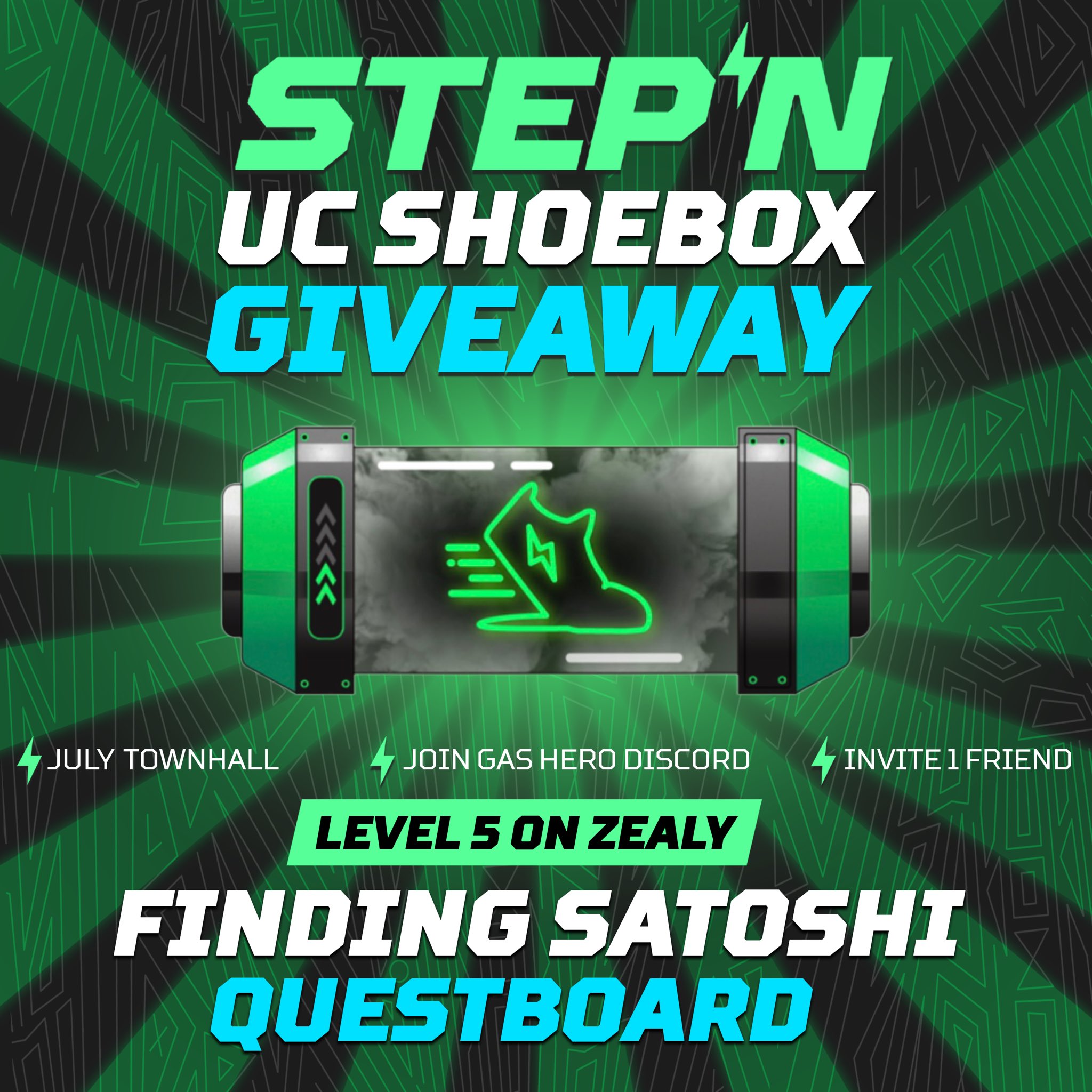 Su l STEPN addict on Twitter: "🥳🏆 Drumroll, please! We have a WINNER on the Finding Satoshi ...