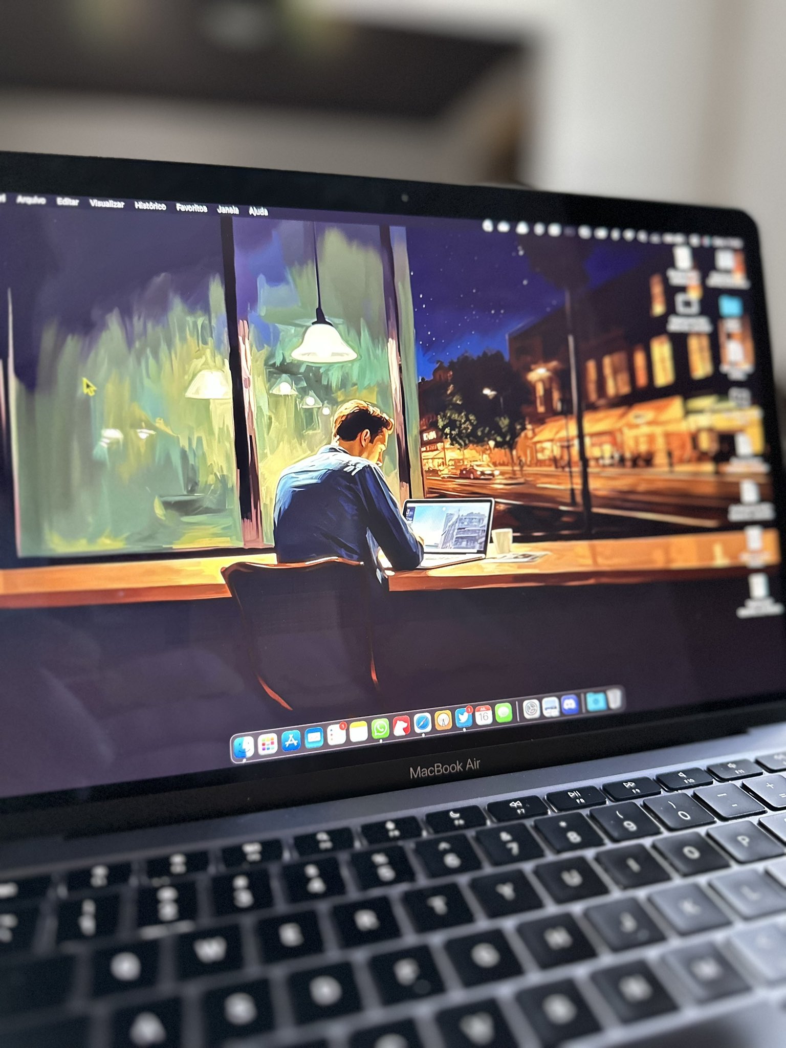 Sebastião Fortunato on Twitter: "Feeling calm with Mr. @BasicAppleGuy That’s beautiful! https ...