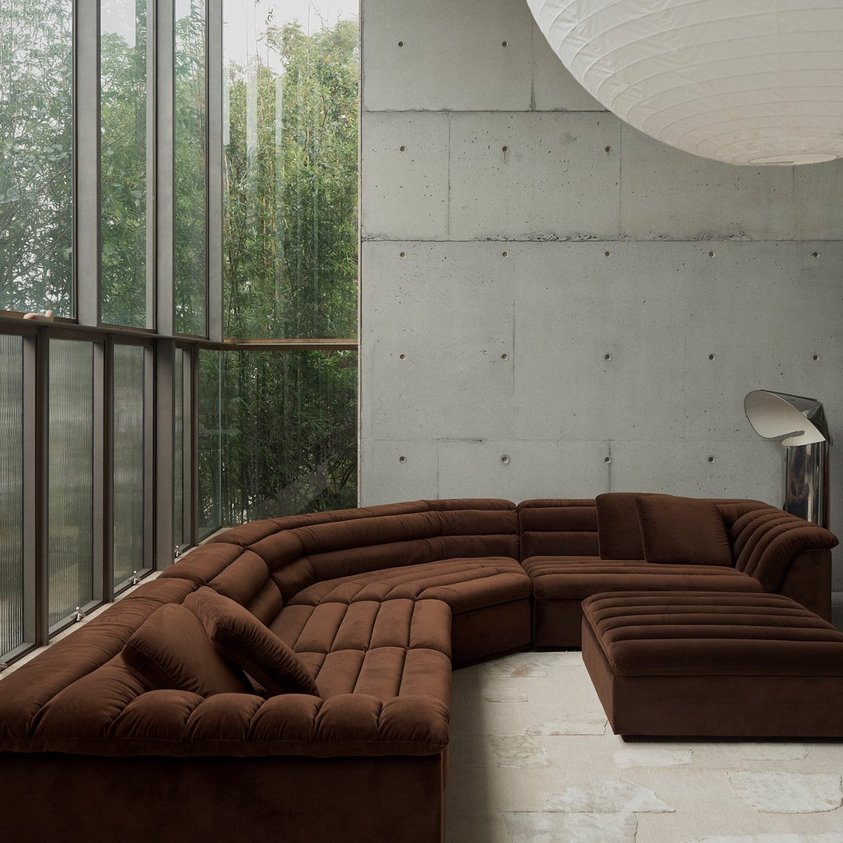 DD on Twitter: ""Float" Sofa by Sarah Ellison 🤎"