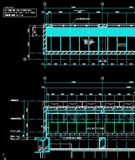 在宅CAD日記 on Twitter: "A1図面8枚 終わったー！ 丸鋼手摺とエキスパンドメタルとチャンパーボックス。 なるべく細かくしないでわかりやすくと思ったけど、建築図がよかったので ...