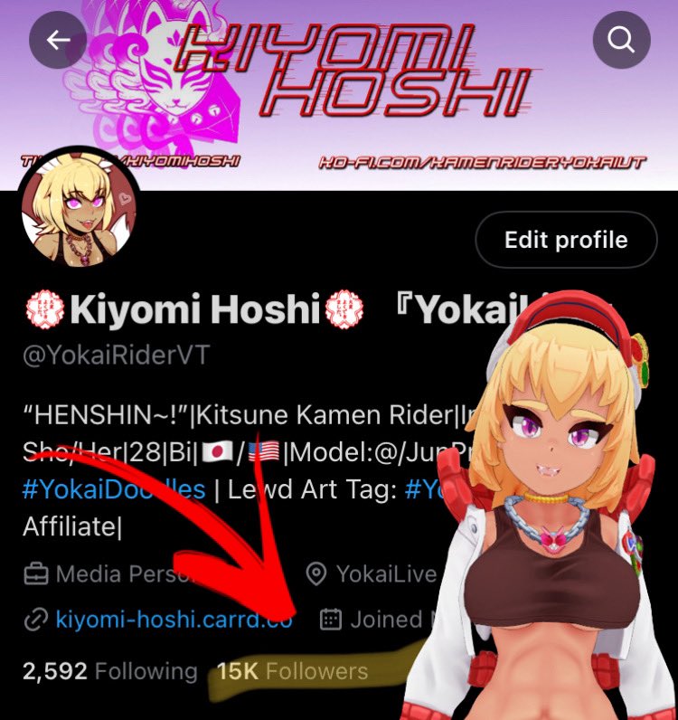 💮Kiyomi Hoshi💮 『YokaiLive』 on Twitter: "Thank you all so much for 15K followers! Words can’t ...