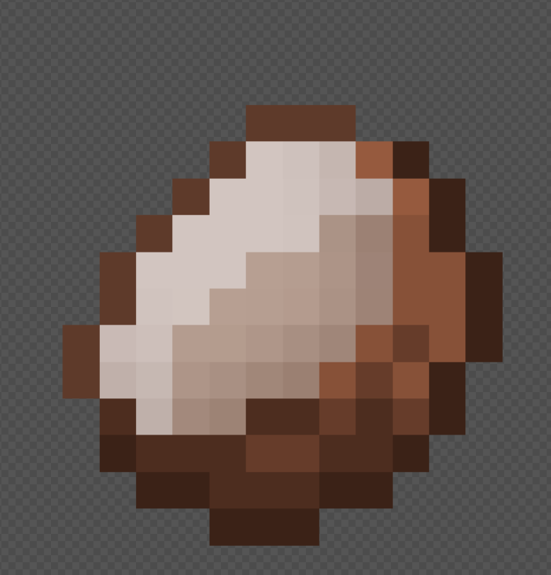 Minecraft Cooked Chicken Pixel Art