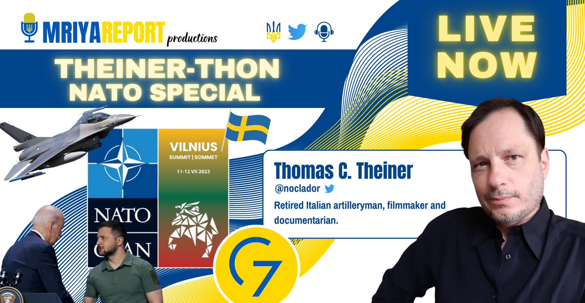 Mriya Report on Twitter: " 🇺🇦 LIVE NOW 🇺🇦 The Theiner-thon is on! Come join us now for a NATO ...