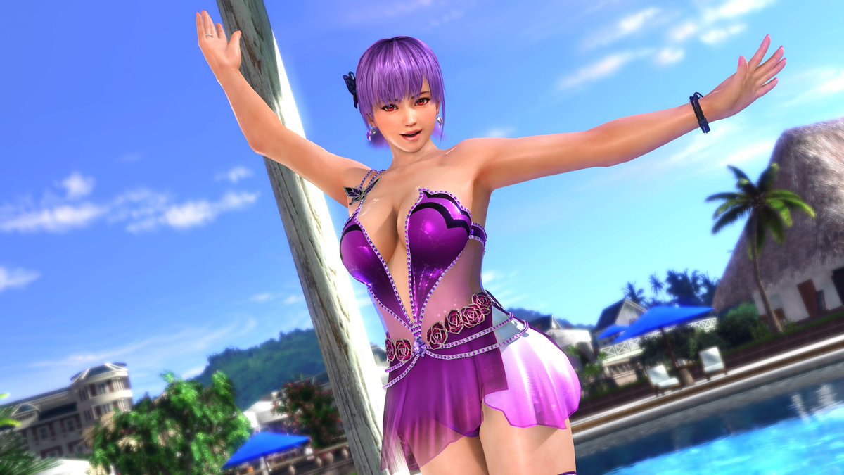 maro on Twitter: "今日のあやねさん。 女神とバカンス満喫中！ #DOAXVV #ブイブイ #女神の一枚 #あやね #パピヨンダンス https://doax ...