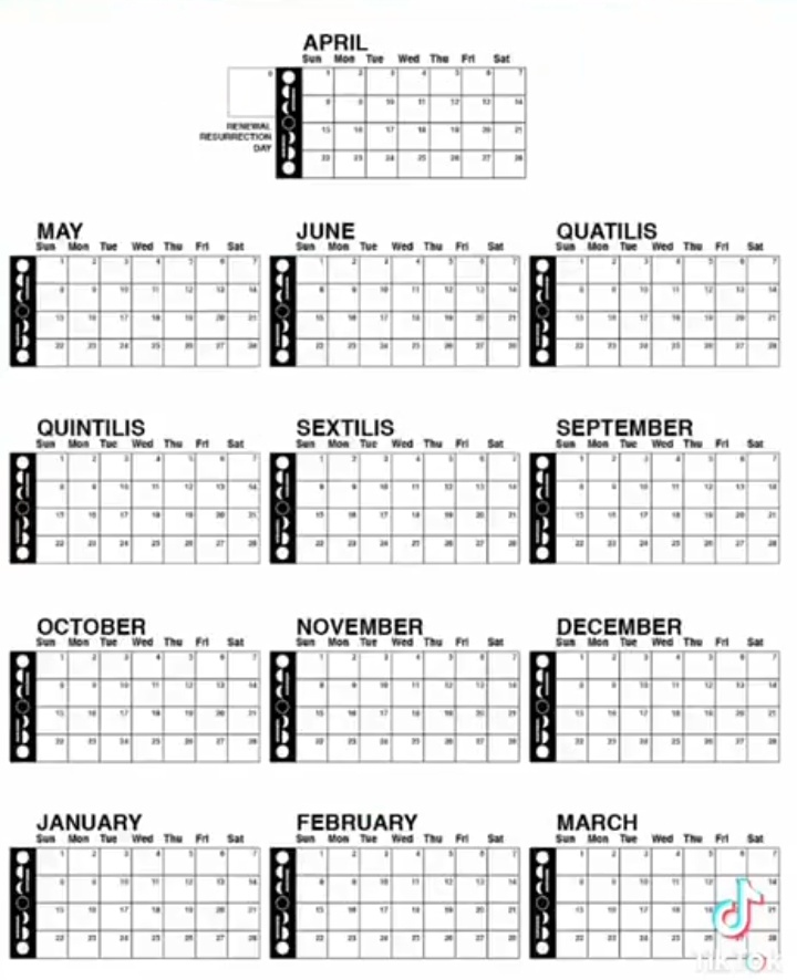 13 MOONths, 364 Days + 1 Day of Rest🧵 The Ancient Roman Calendar was ...