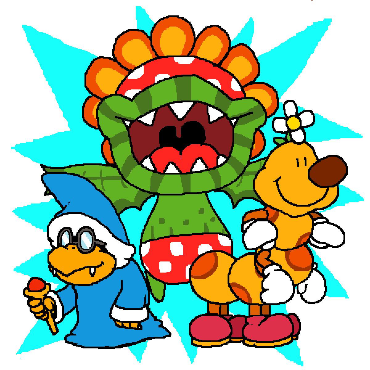 Petey Piranha Sprites