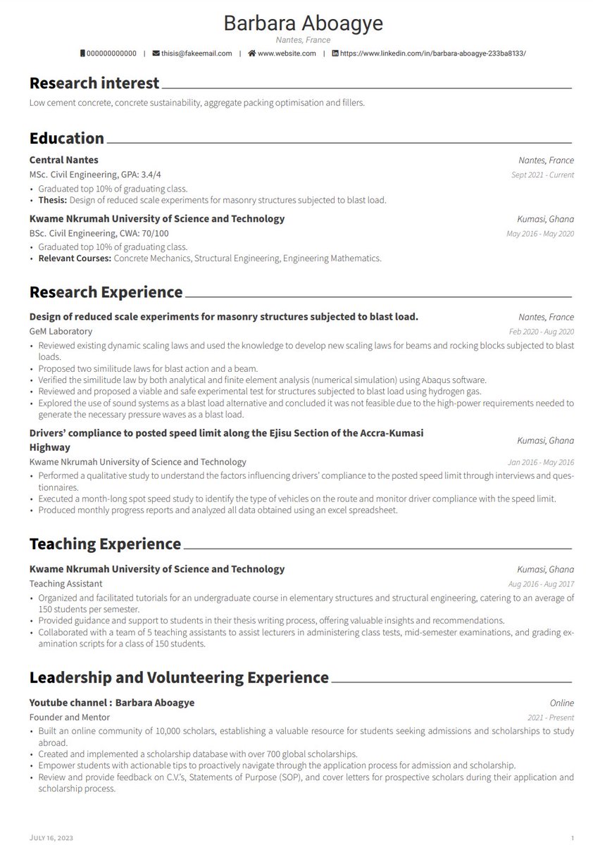 HOW TO WRITE A CURRICULUM VITAE (CV) THAT GETS YOU ADMISSION AND SCHOLARSHIPS An academic CV is ...