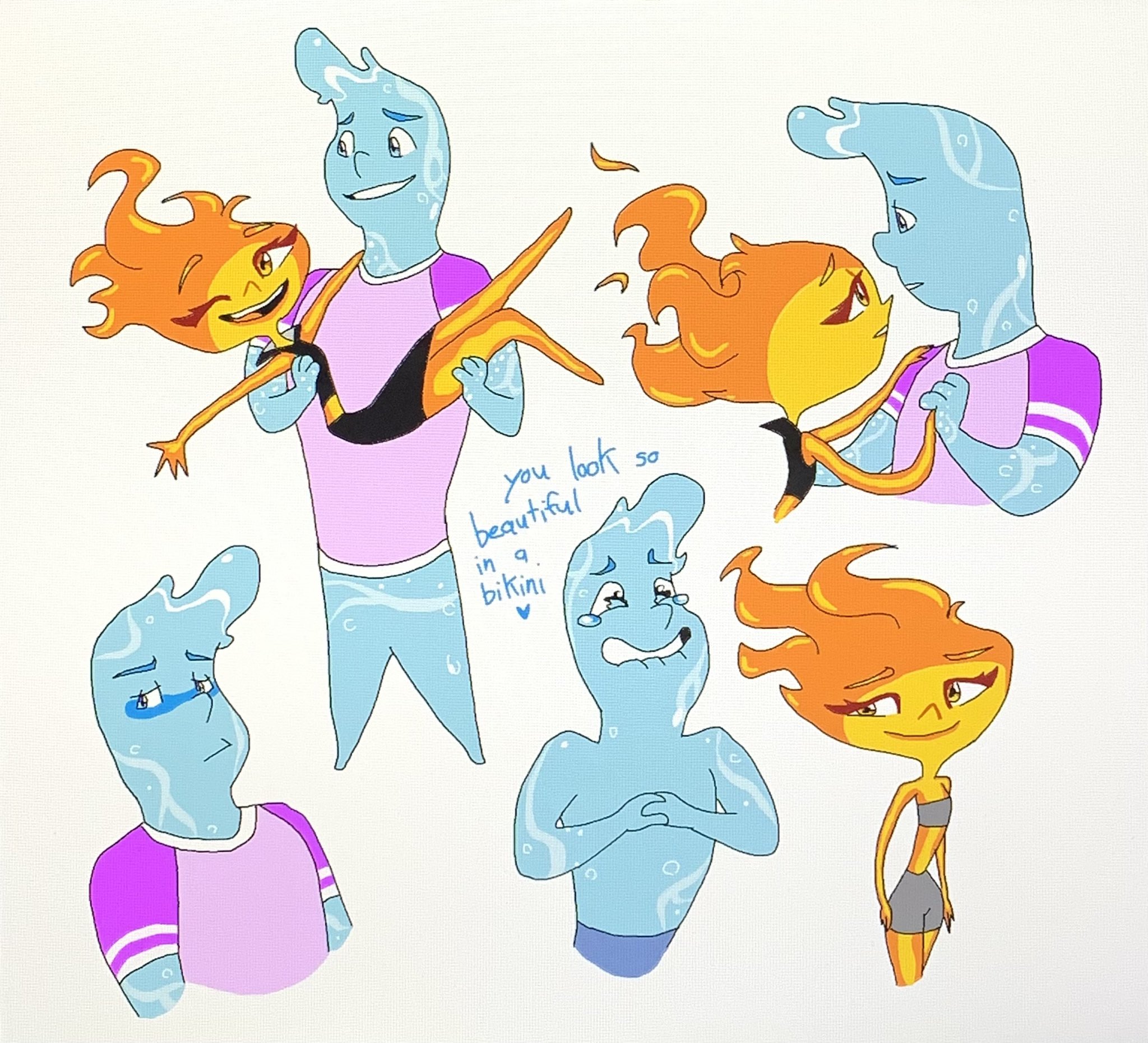 Adventure Time Flame Princess Bikini