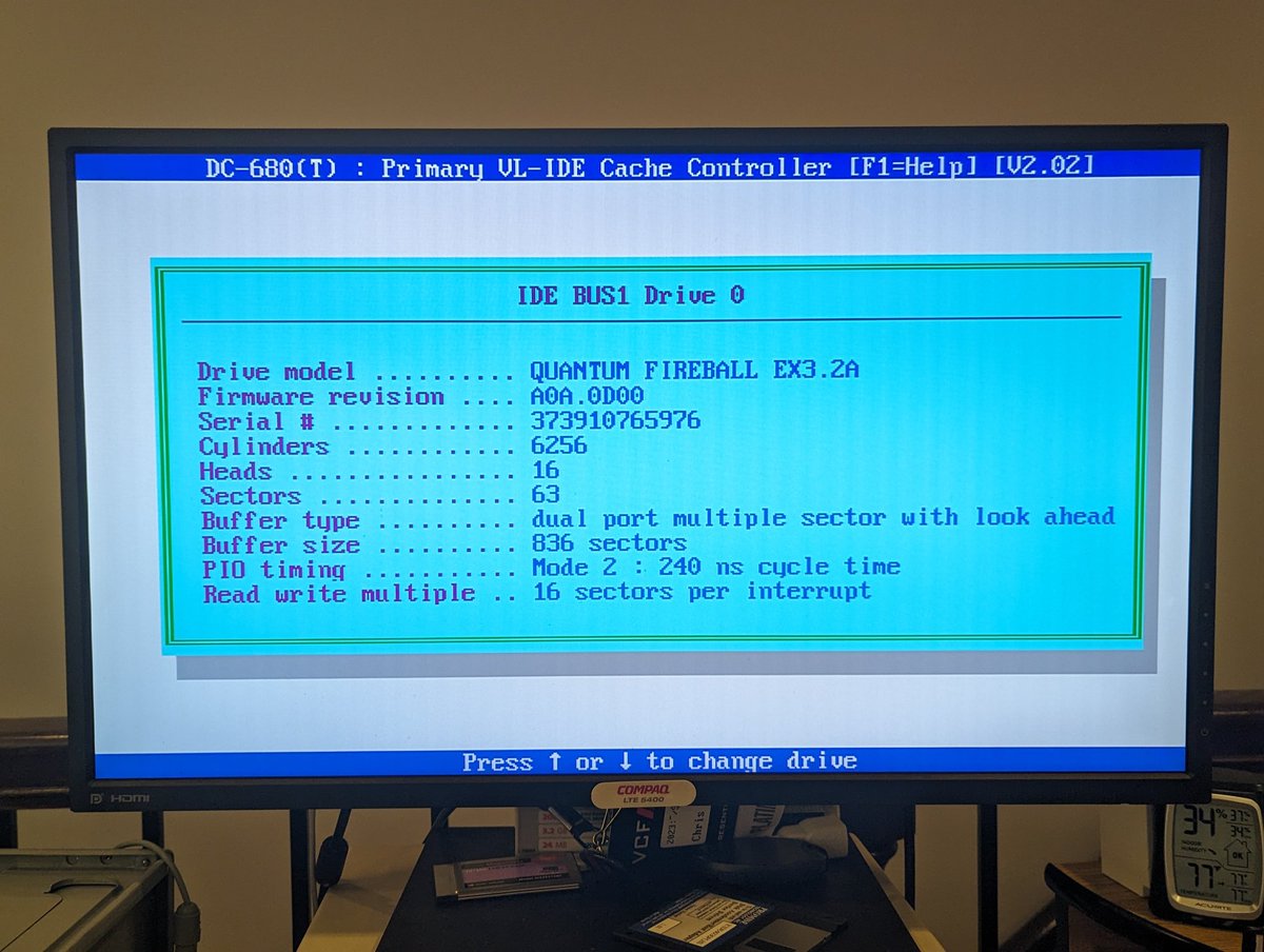 RetroTech Chris on Twitter: "And what does the Tekram DC-680T say? PIO Mode 2 😁. I'm guessing ...