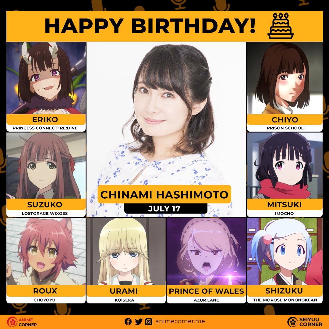 Sekai-No-Cotish on Twitter: "Le 17 Juillet est l'anniversaire de Hashimoto Chinami, on lui ...