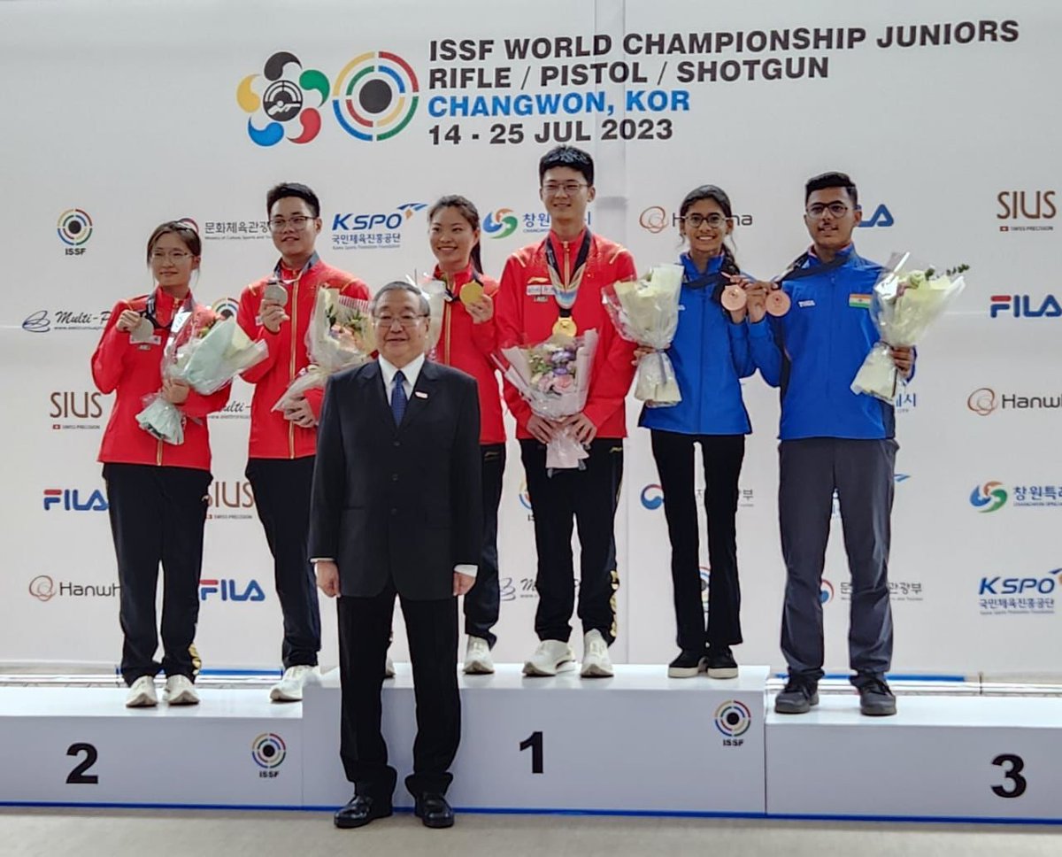 SAI Media on Twitter: ".@issf_official Junior World Championships,🔫 Changwon, 🇰🇷 Update☑️ # ...