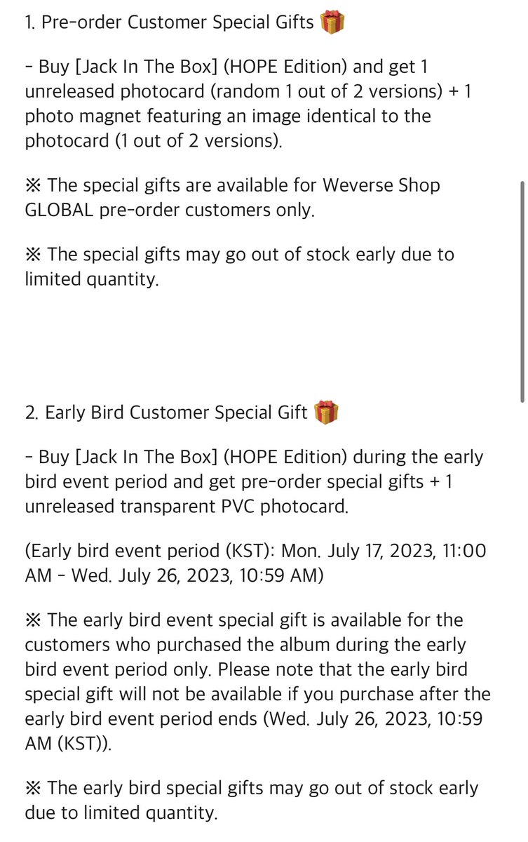 APM MerchPH 📦 on Twitter: " ️ w/ Special Gifts & Early Bird Gift 🎁"