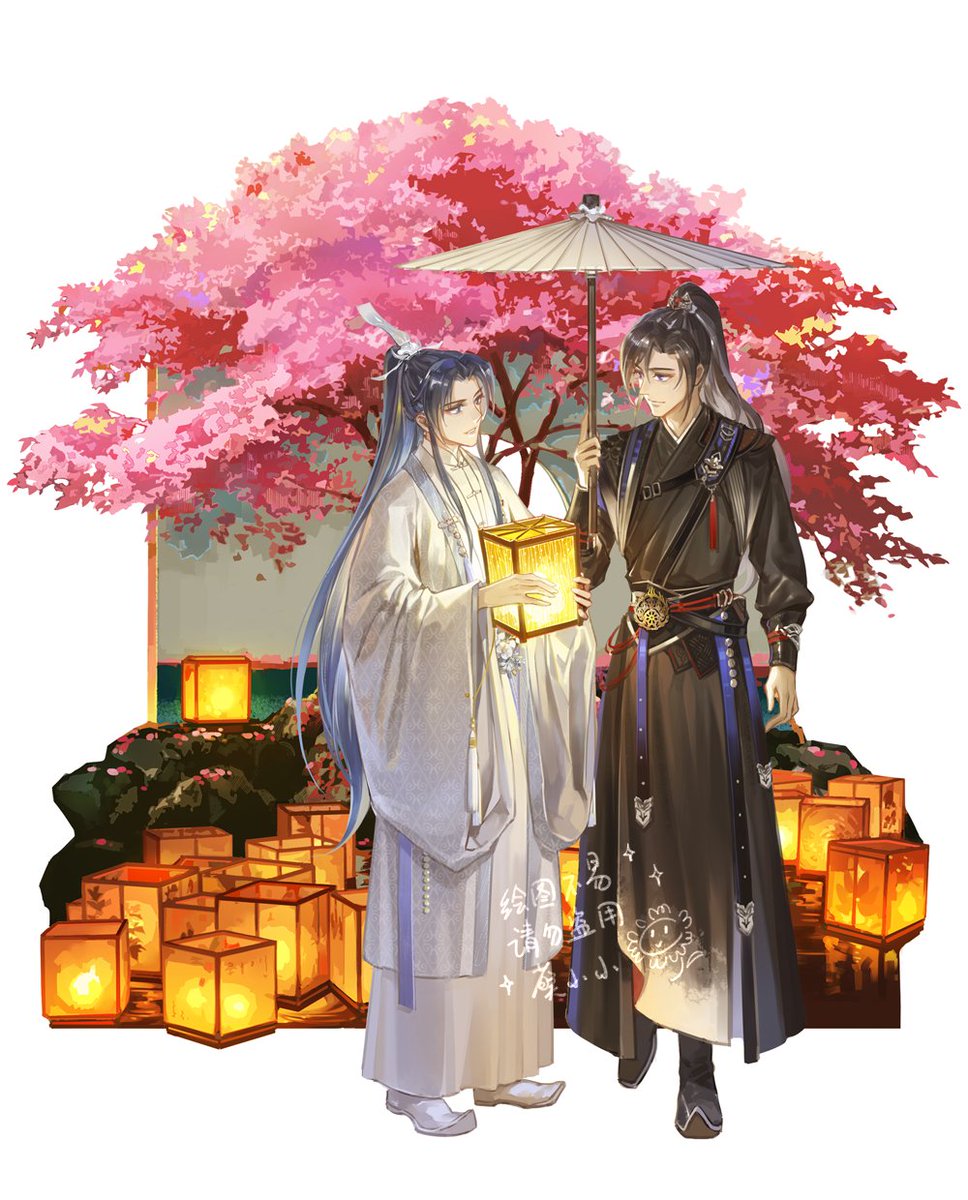 葵小小 on Twitter: "#二哈和他的白猫师尊 #2ha 给书店的周边稿"