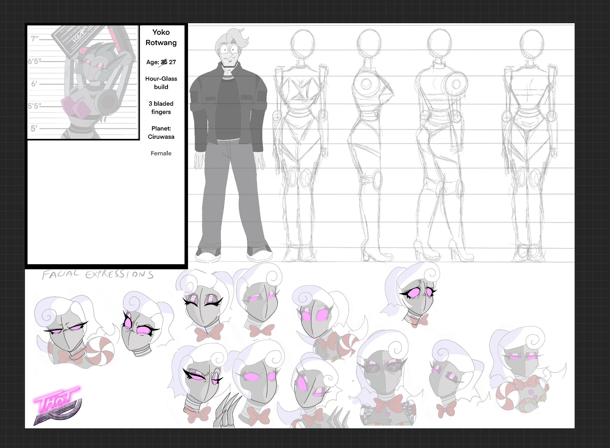 Character Model Template