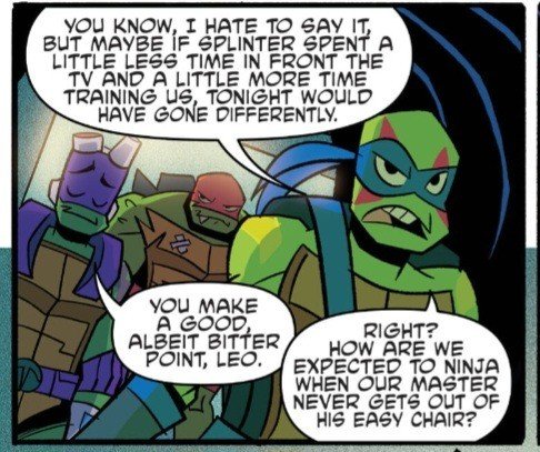 💥CherryBomb💥 on Twitter: "You know, Rise Leo and Splinter's dynamic and relationship to me has ...