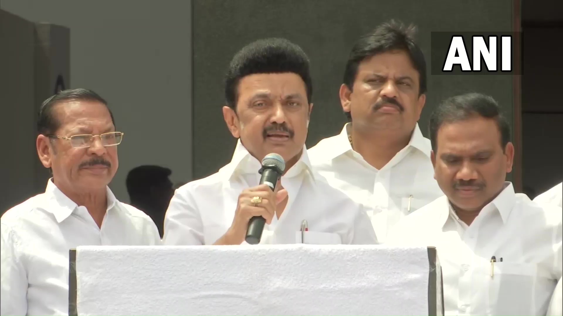 ANI on Twitter: "Tamil Nadu CM MK Stalin says, "Recently, 2 cases against Ponmudi have been ...