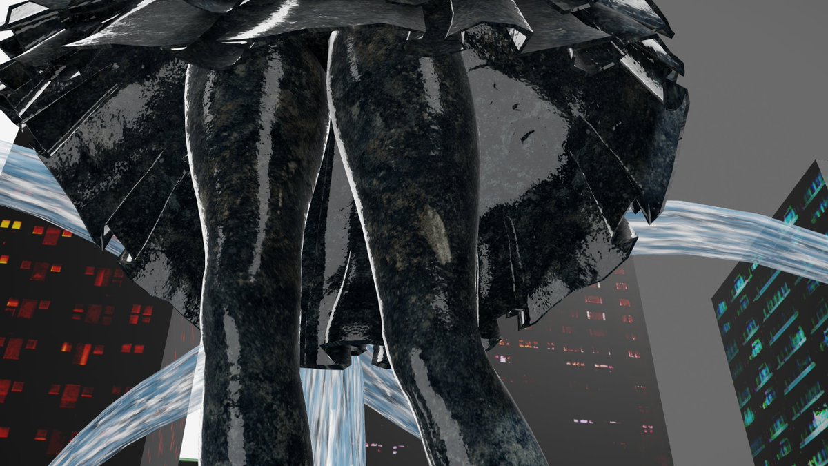 シルシル on Twitter: "RT @harusame_aoneko: > 噴水像(金)として 仕立てられるあくあ #odaibako_harusame_aoneko"