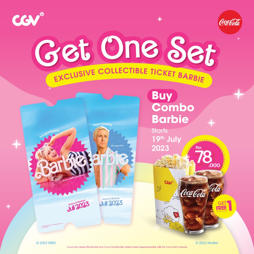 CGV Cinemas on Twitter: "Barbie & Ken siap menanti kamu 2 HARI LAGI di ...