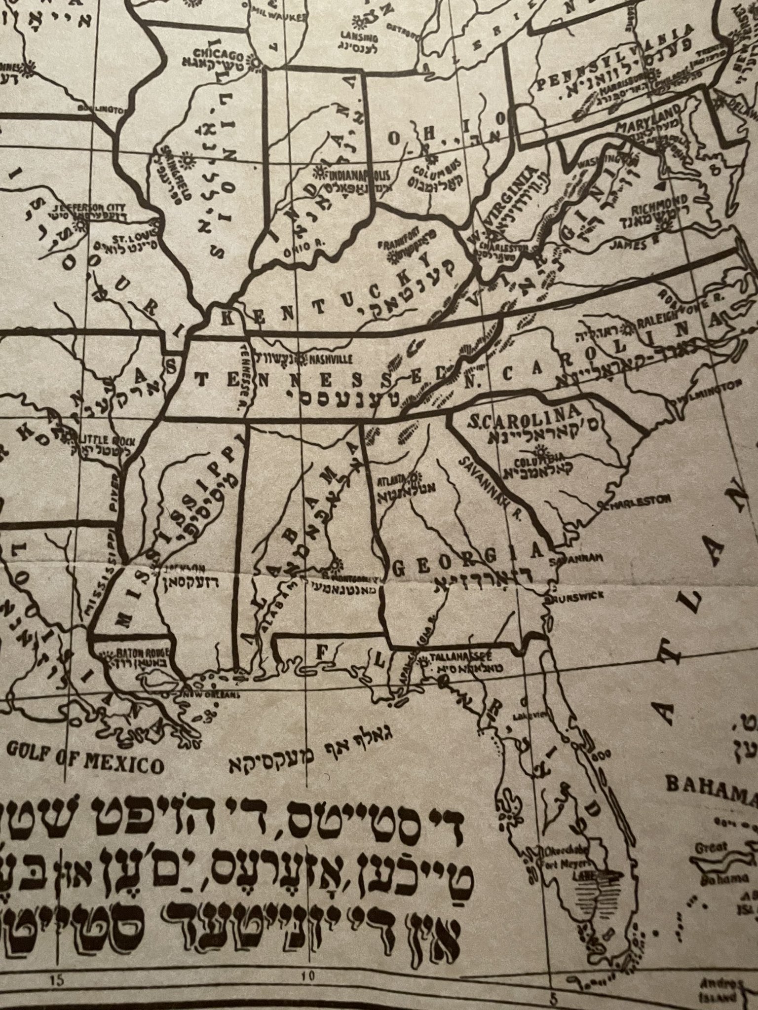 Yiddish Map
