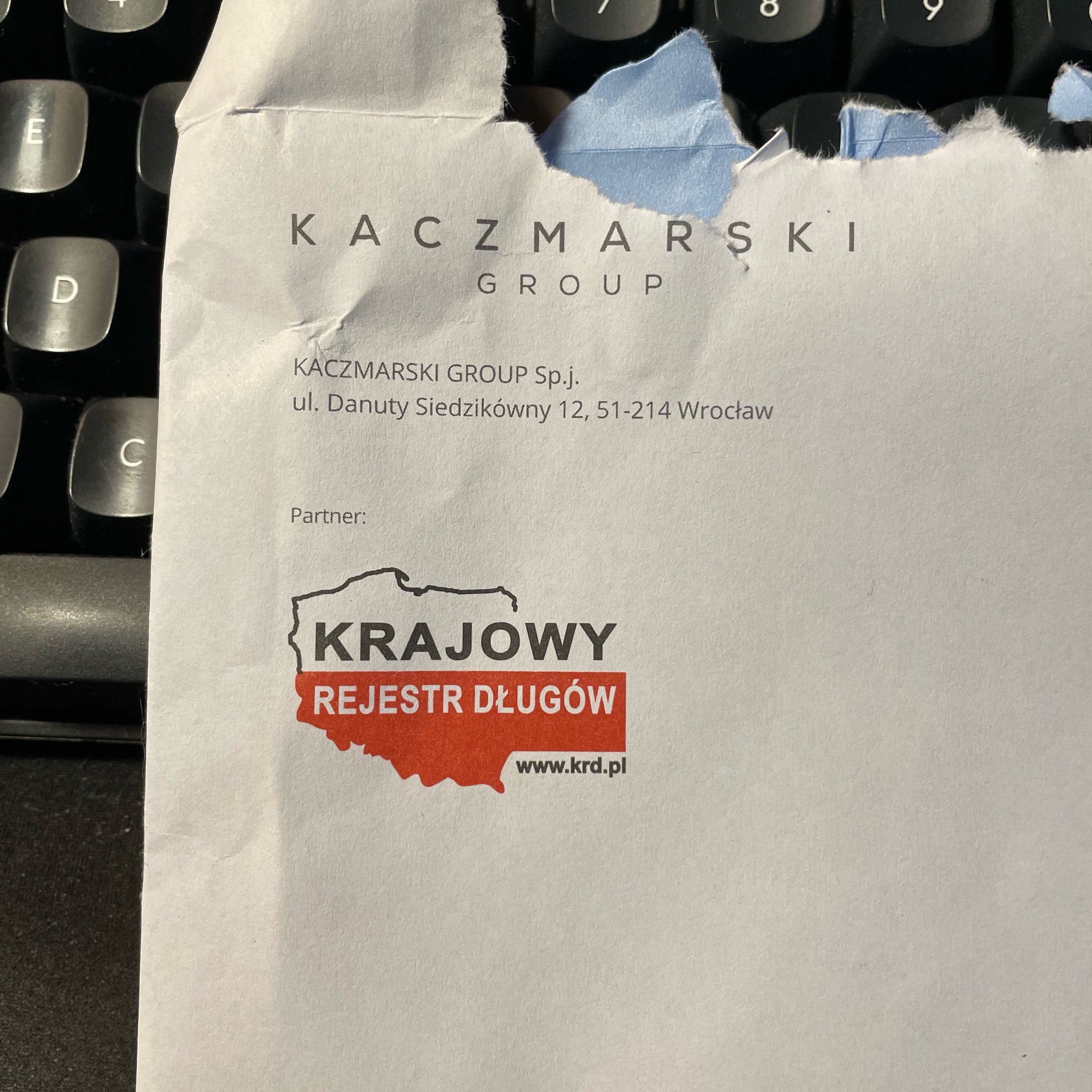 Jakub Mrugalski 🔥 on Twitter: "Bardzo kiepski marketing ze strony Krajowego Rejestru Długów 🤦‍♂️ ...