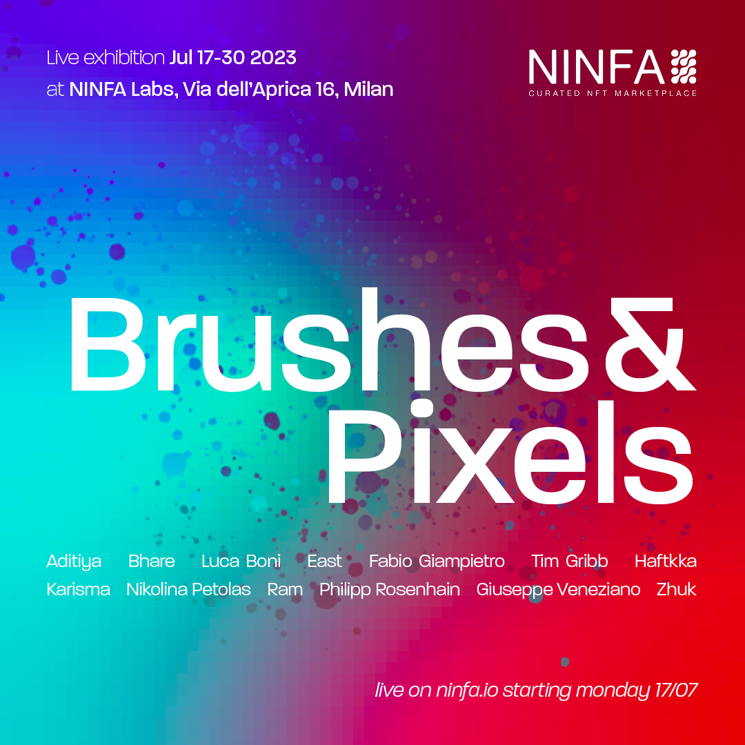 𝐚𝐲𝐞 on Twitter: "RT @Ninfa_io: GM 🤍 NINFA CURATED MONDAYS™️ presents "Brushes & Pixels" The ...