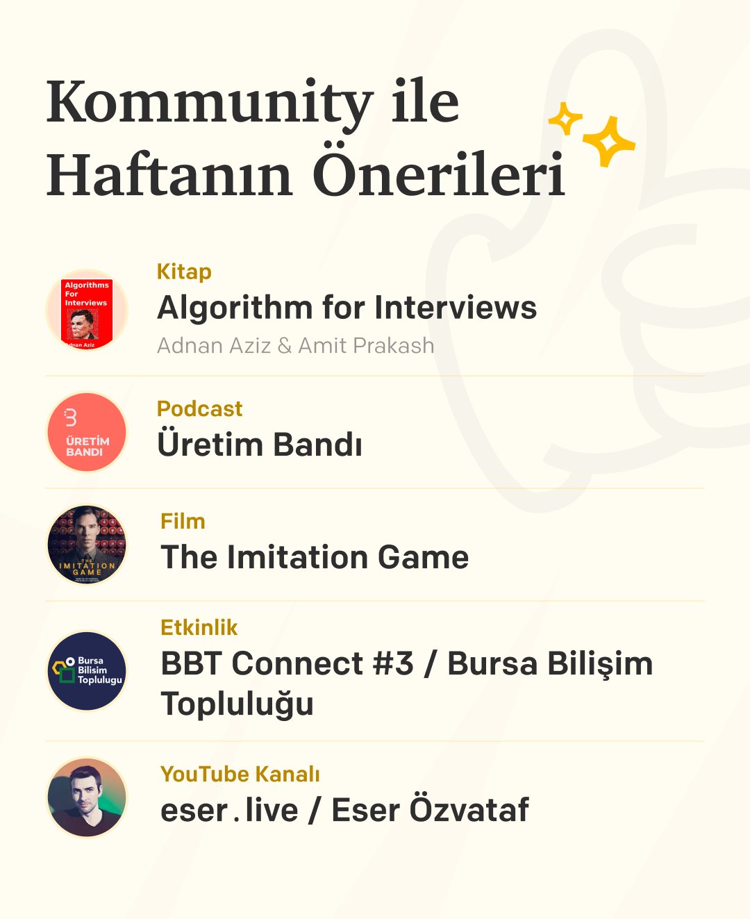 Kommunity Türkiye on Twitter: "Kommunity ile bu haftanın önerileri: @bilisim_bursa topluluğundan ...