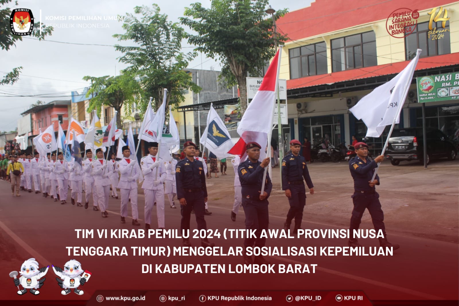 KPU RI on Twitter: "#TemanPemilih, kamu perlu tahu, Tim VI Kirab Pemilu 2024 (Titik Awal Nusa ...