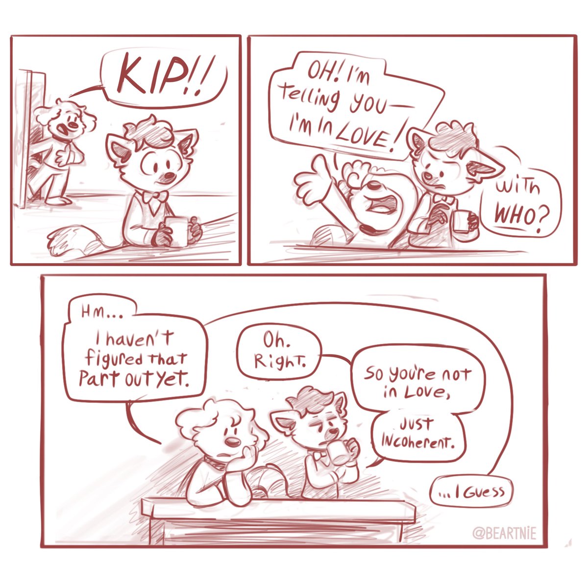 「Kip and Mylo」🧡💛 Share the Good News! 💛🧡の漫画