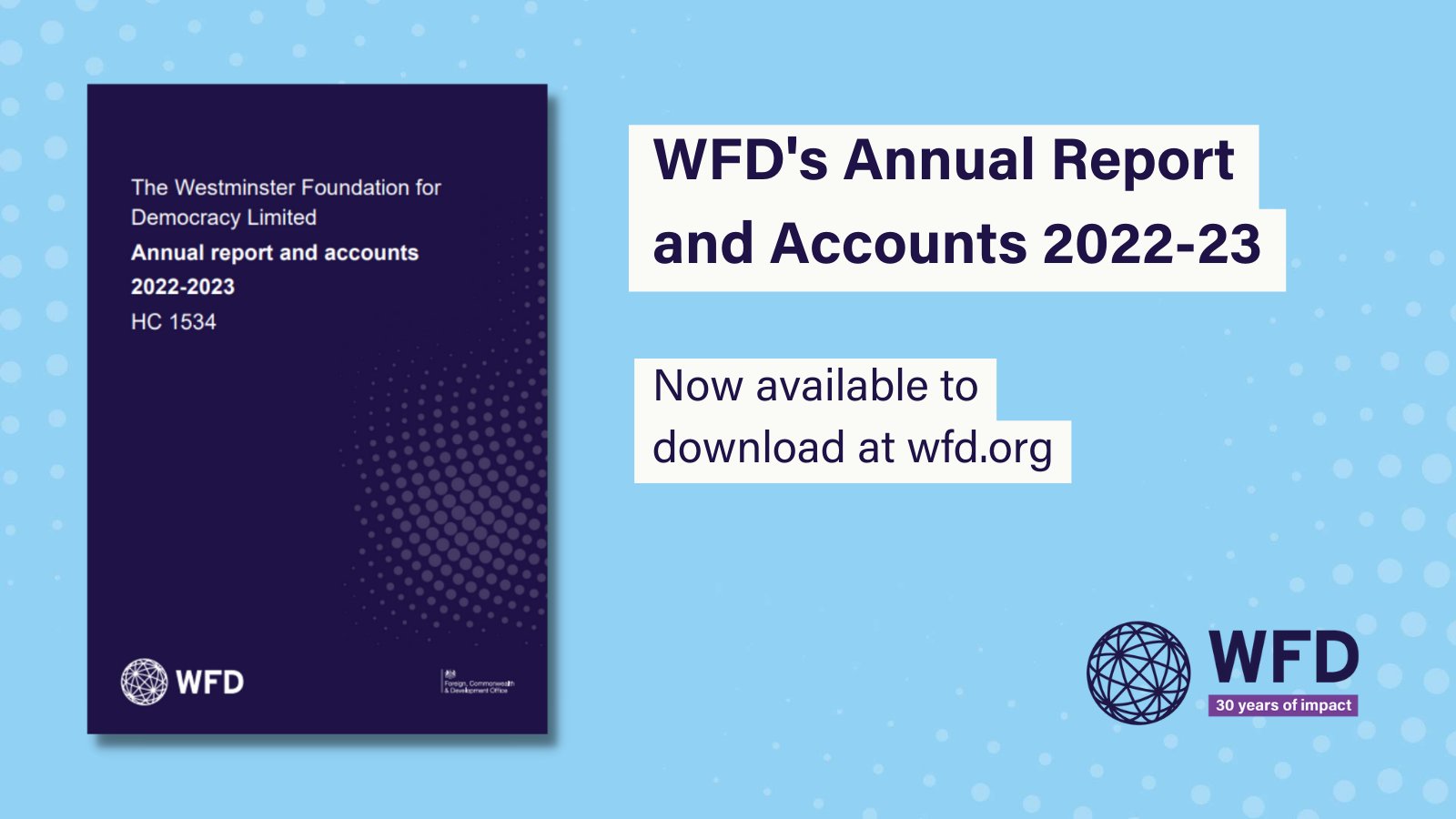 Westminster Foundation for Democracy (WFD) on Twitter: "Last week we were proud to lay our ...